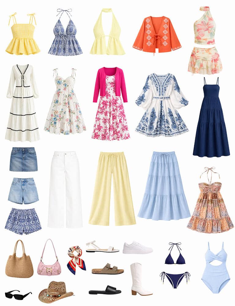 Building A Spring Break Capsule Wardrobe (The Best Guide You Can Have!)