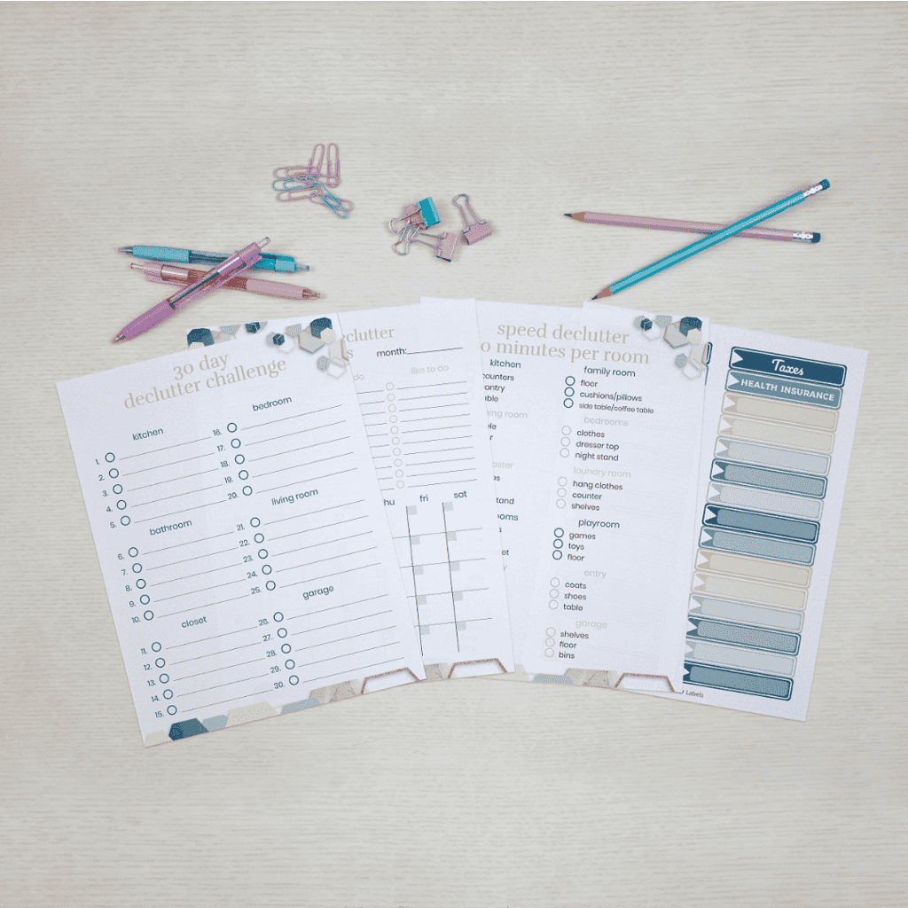 Declutter For Self Care: Free Checklist Thank You - Alison's Notebook