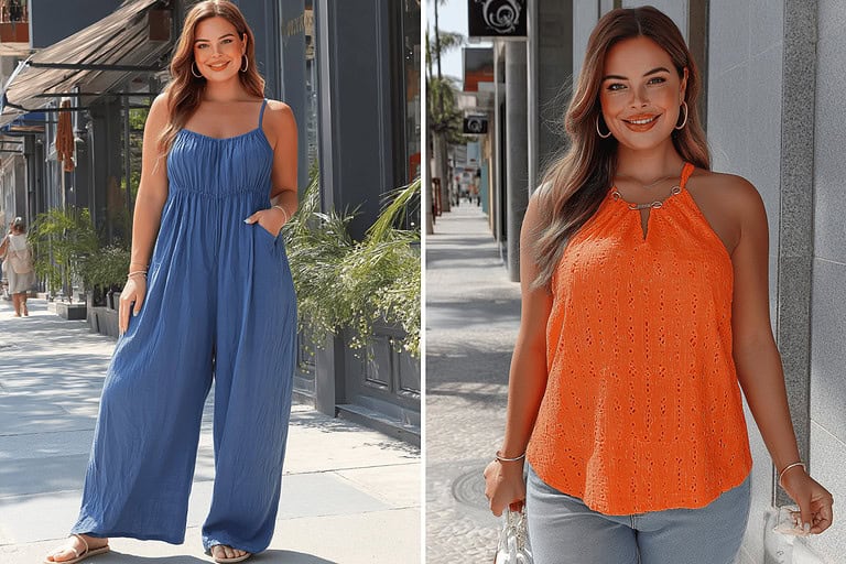 Curves In Bloom (Creating A Stylish Plus Size Capsule Wardrobe For Summer)
