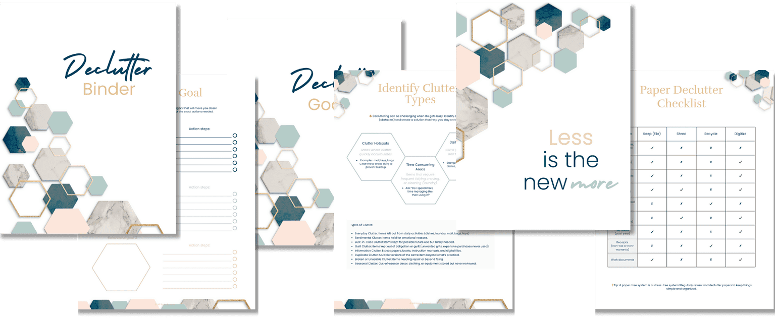 Declutter For Self Care: Free Checklist Thank You - Alison's Notebook