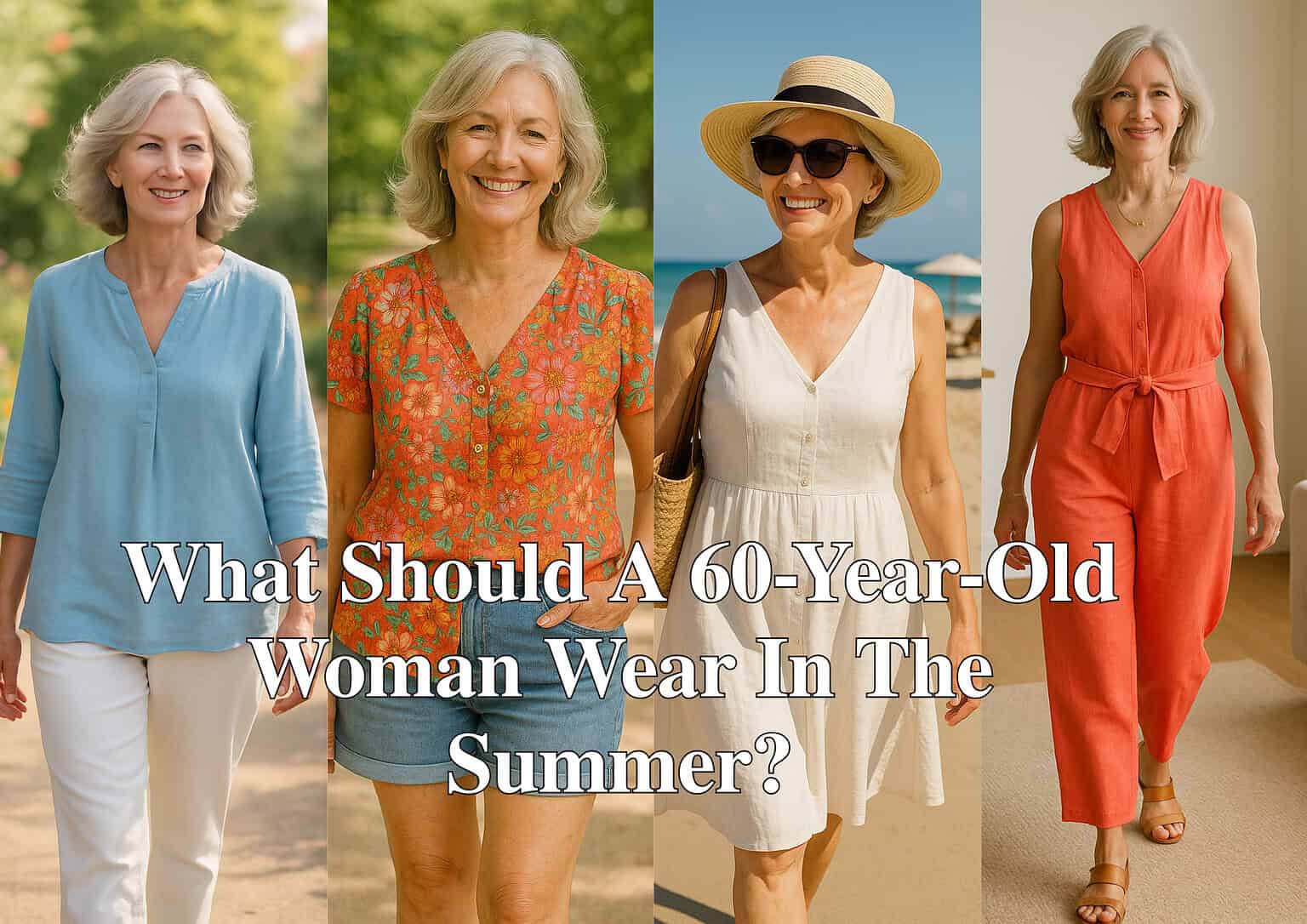 What Should A 60-Year-Old Woman Wear In The Summer? (Fashion Tips And ...