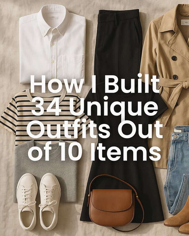 How to Build a Versatile Wardrobe // 34 Outfits From 10 Items