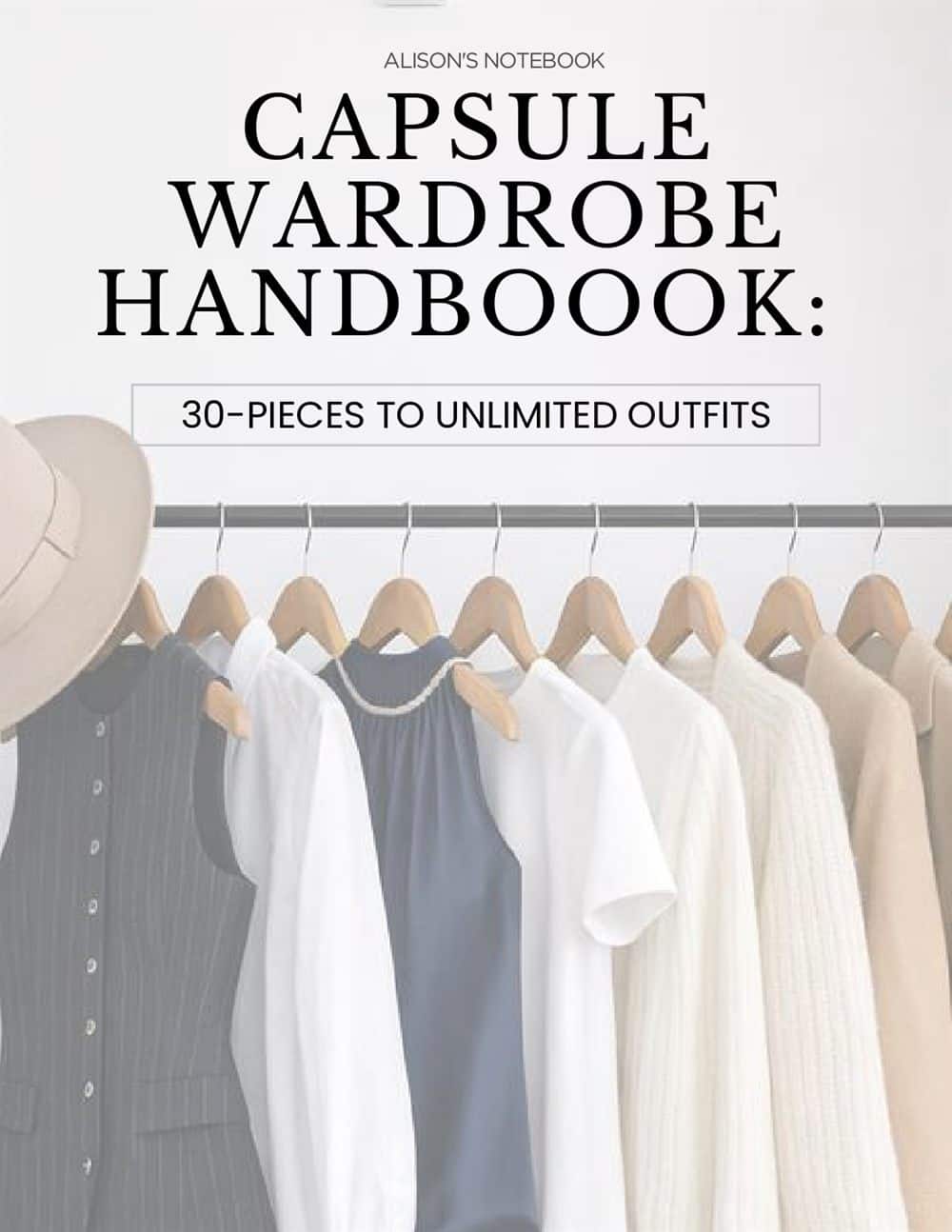 NEW Capsule Wardrobe Handbook $27 Promotional Sales Page - Alison's ...